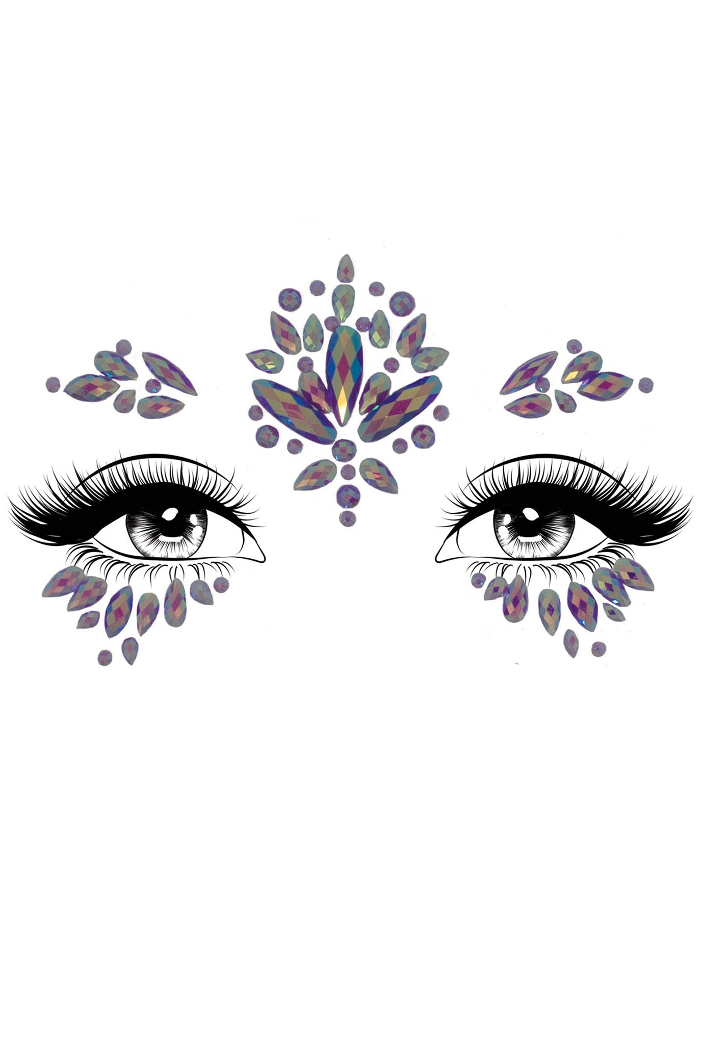 Verity adhesive face jewels sticker – La Sensual Boutique